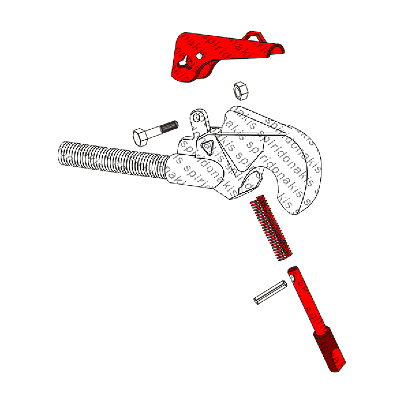 Top Link Parts : 15-465 Rapid hook repair kits