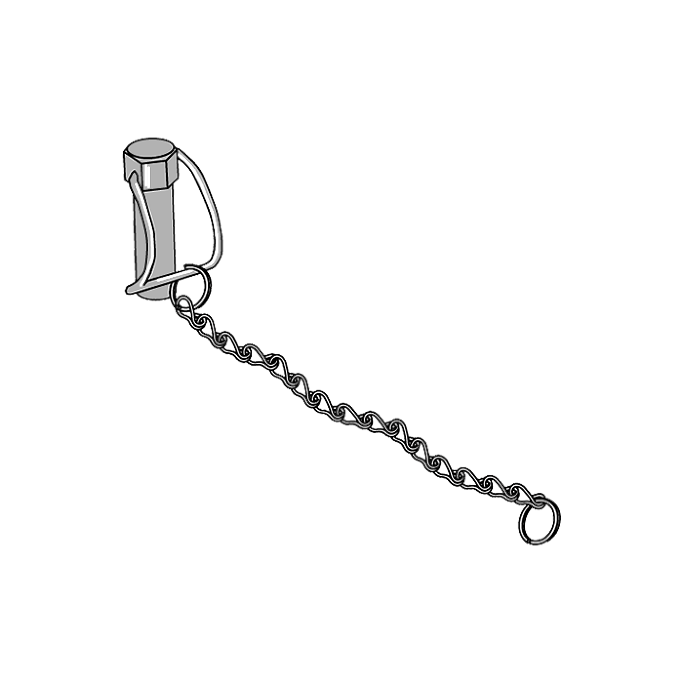 Stabilizer Accessories : 17-183 Safety Pin with Chain for ...