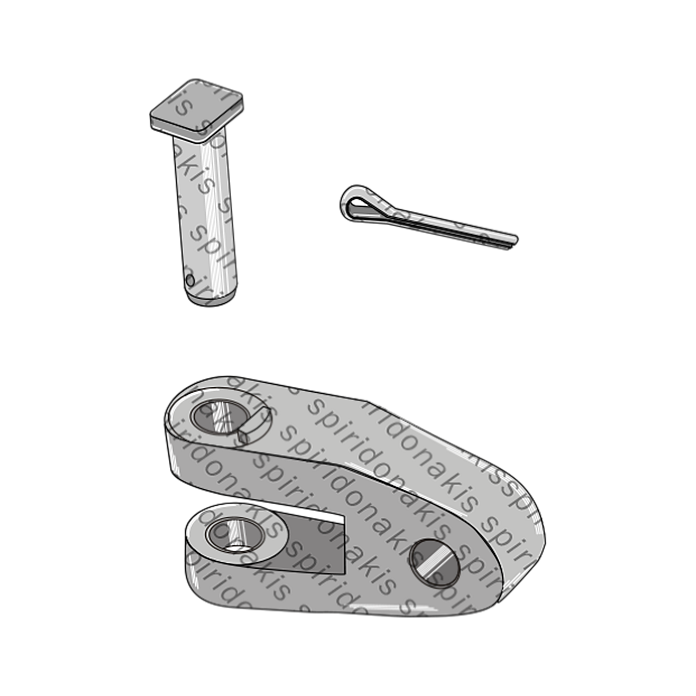 Top Link Parts : 18-450 Articulated without Spindle Φ25,4 ...