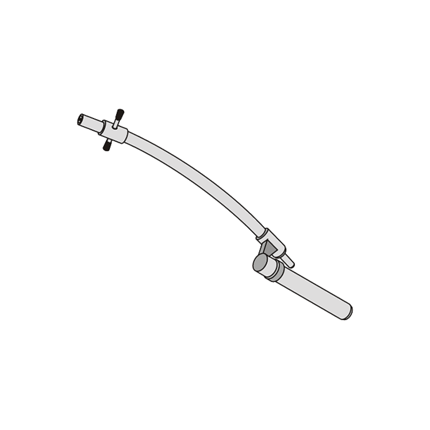 Pins : DPBH31330 Trailing Security Pin Curved 31-15-330