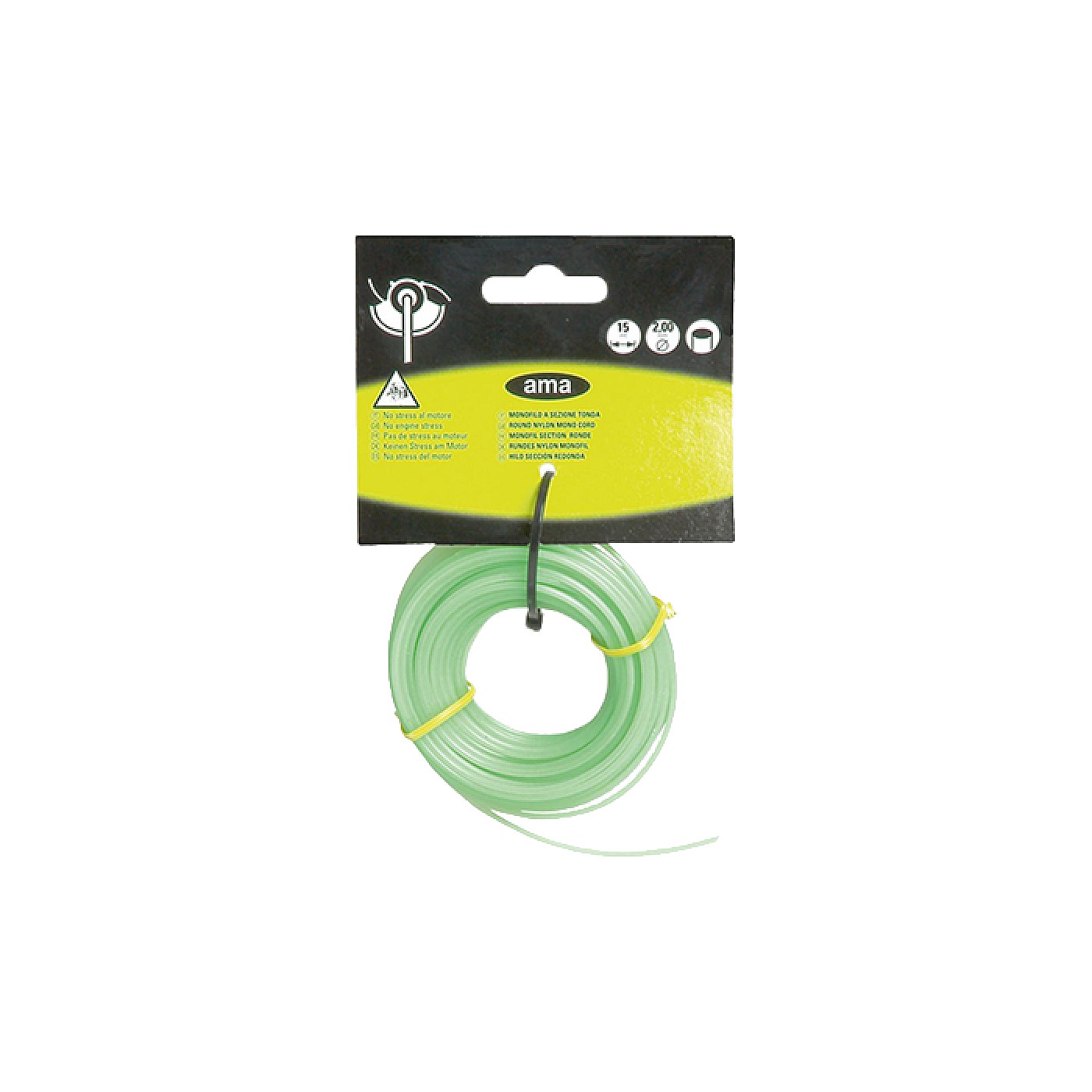 Trimmer Line : 37-001 Trimmer Line Round 08716 1,65mm x 15m ...