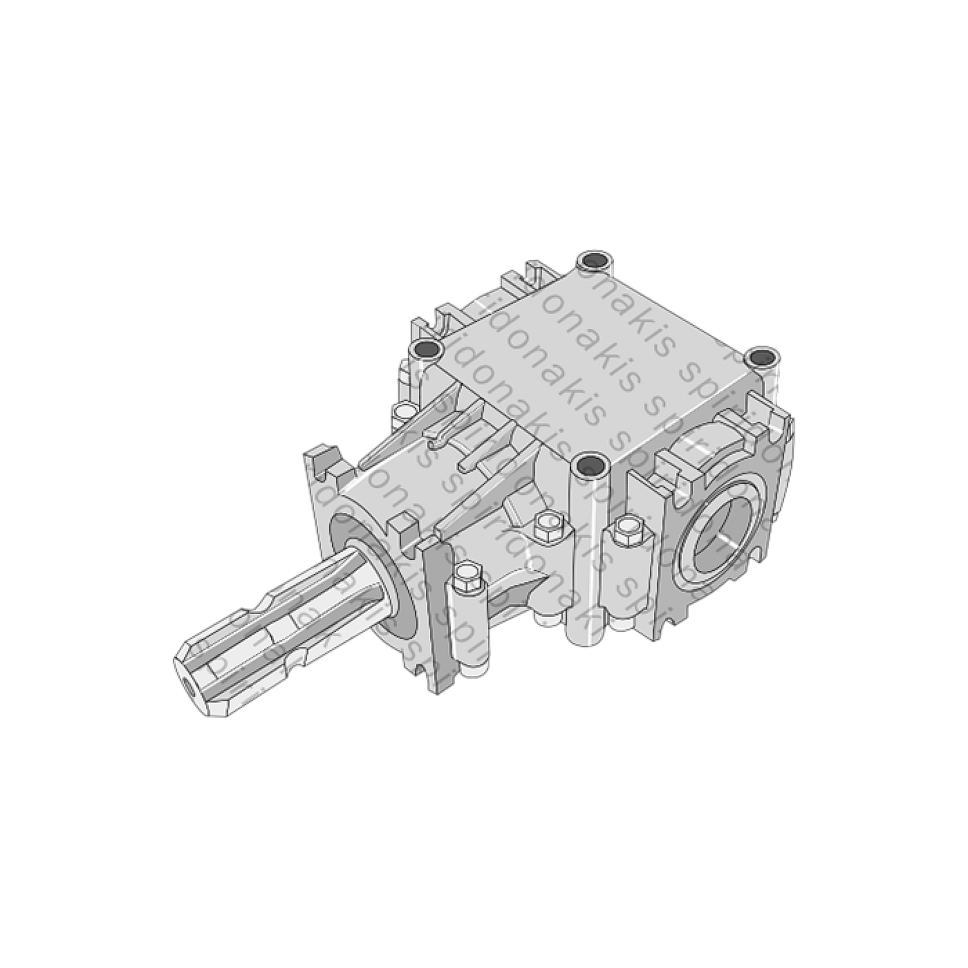 Rotary Cultivator Gearbox & Spare Parts : RTA-1 Gearbox ...