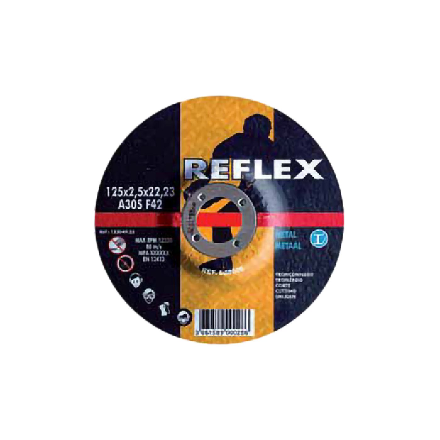 Cutting / Abrasive Disks : 115.100A Grinding Flap Disc Metal ...