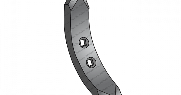 Chisel : 04-079 Cultivator Chisel Reversible Point from Slat ...