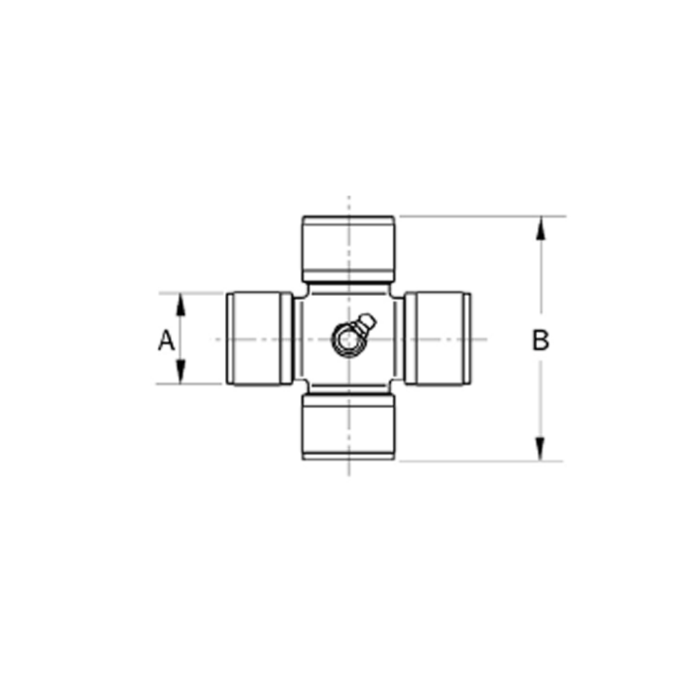 Cross Joint : 22-038 Cross Joint No38 38x57 Agritech